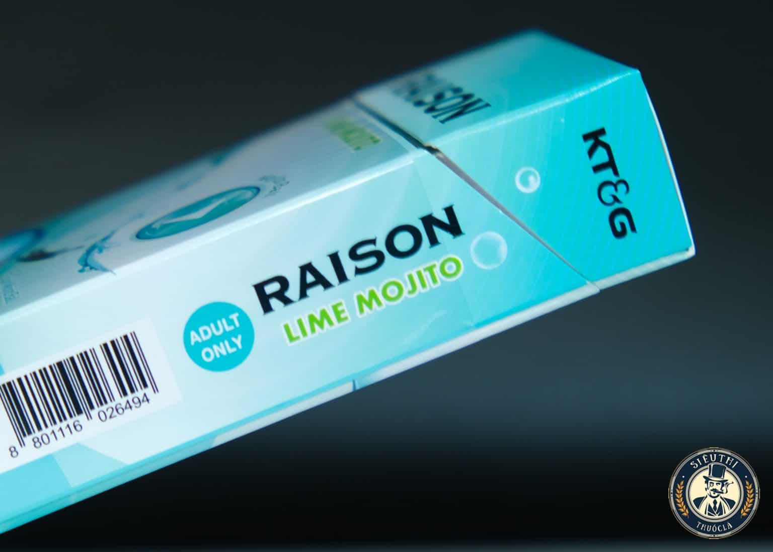 RAISON LIME MOJITO (Bạc Hà) - Siêu Thị Thuốc Lá